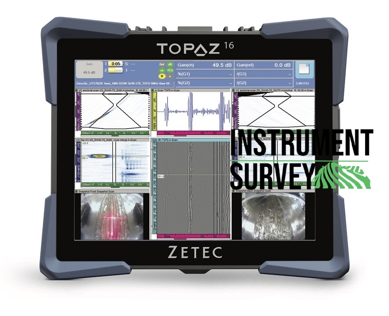 Zetec Topaz16 Portable 16 Channel Phased Array UT Instrument